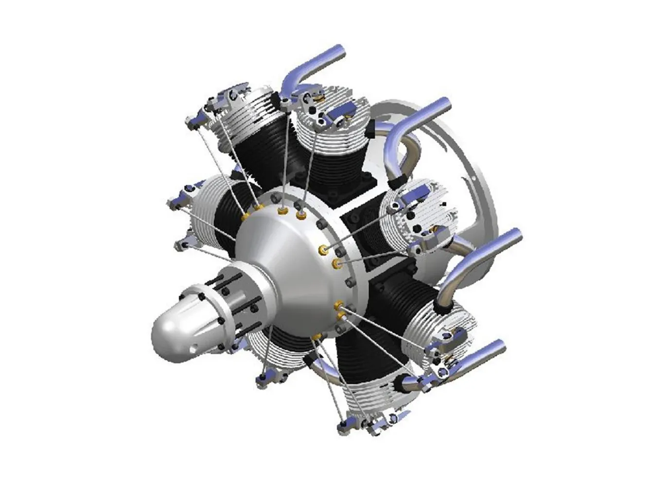 7 Zylinder Motor