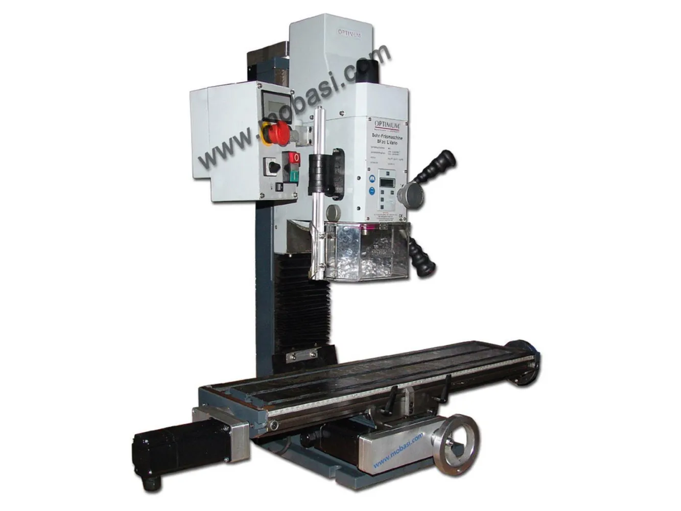 Optimum BF20L Vario CNC Set II Servo Spindel - CNC Drehmaschinen ...