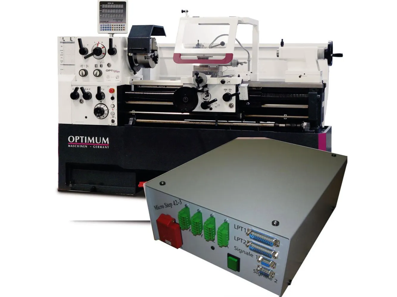 CNC OPTIturn TH 4610 o. D incl. CNC-Steuerung | OPTIMUM - CNC ...